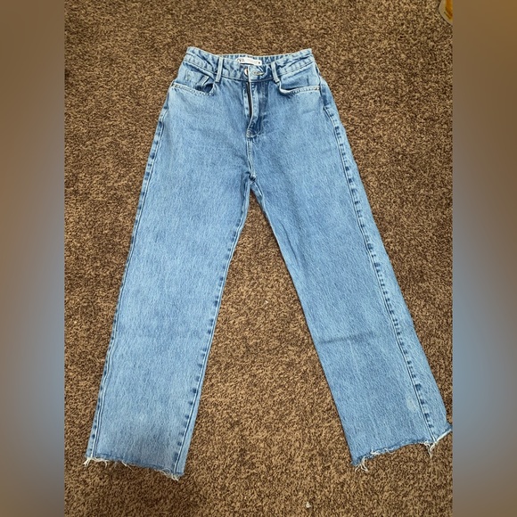 Zara | Jeans | Zara High Rise Straight Leg Jeans | Poshmark